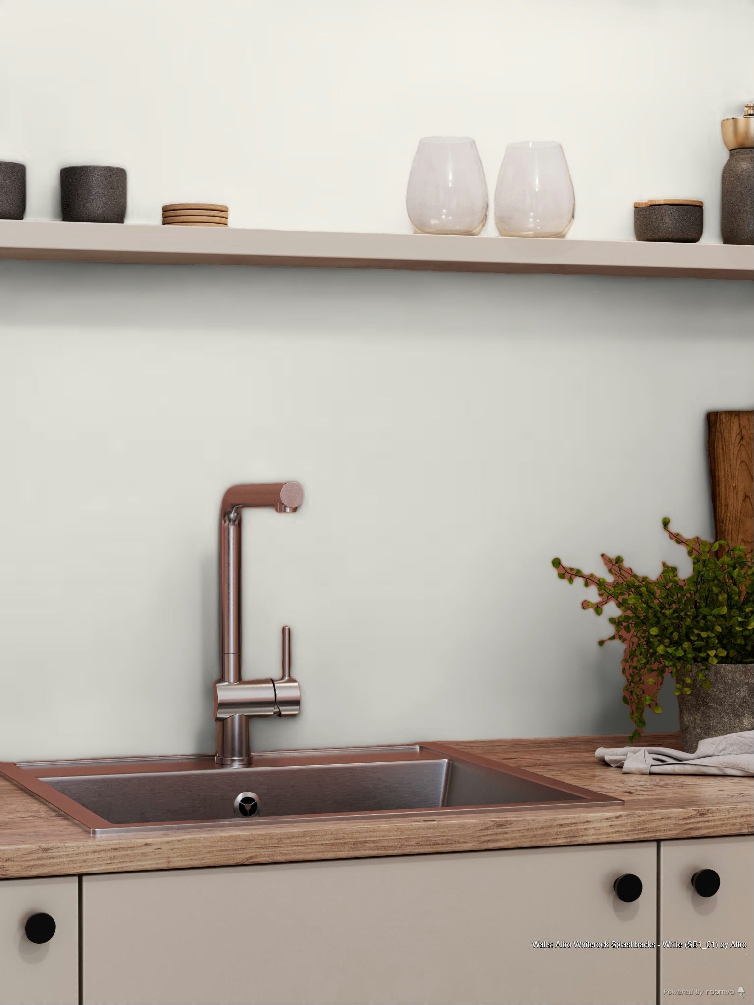 Altro Whiterock Splashbacks™ 1250mm X 610mm – Altrodirect