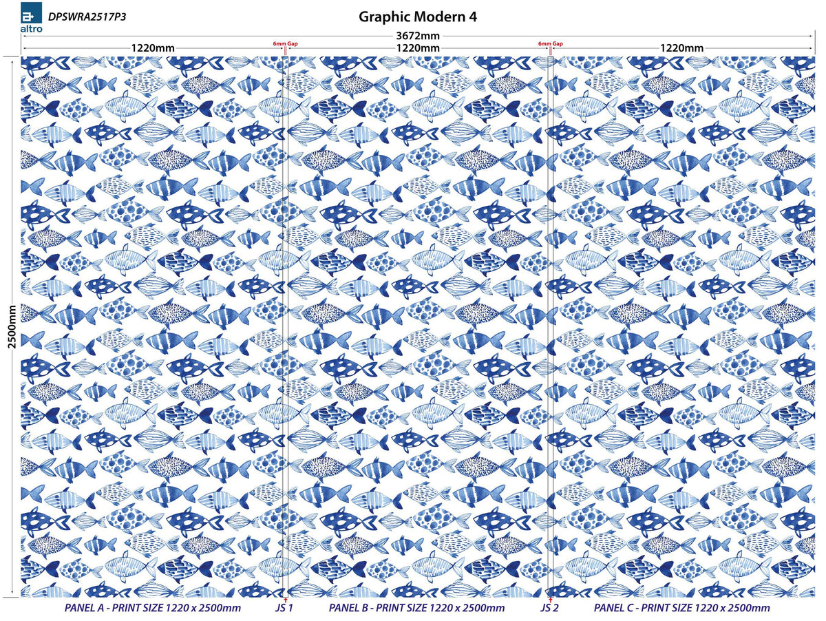 Altro Whiterock Digiclad™ (Custom) Kit Graphic Modern 4 – Altrodirect